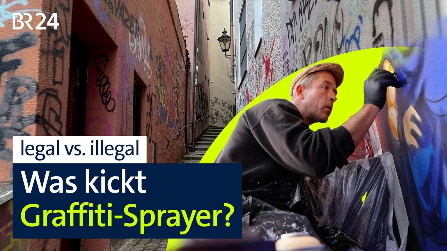 Sprayen ohne Kick? Mit legalen Flächen gegen illegales Graffiti | BR24