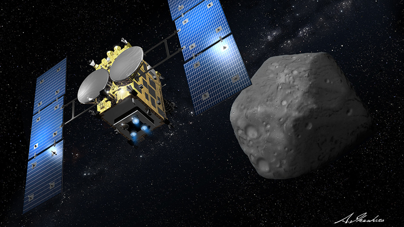 Raumsonde Hayabusa 2 bei Asteroid Ryugu angekommen | BR24