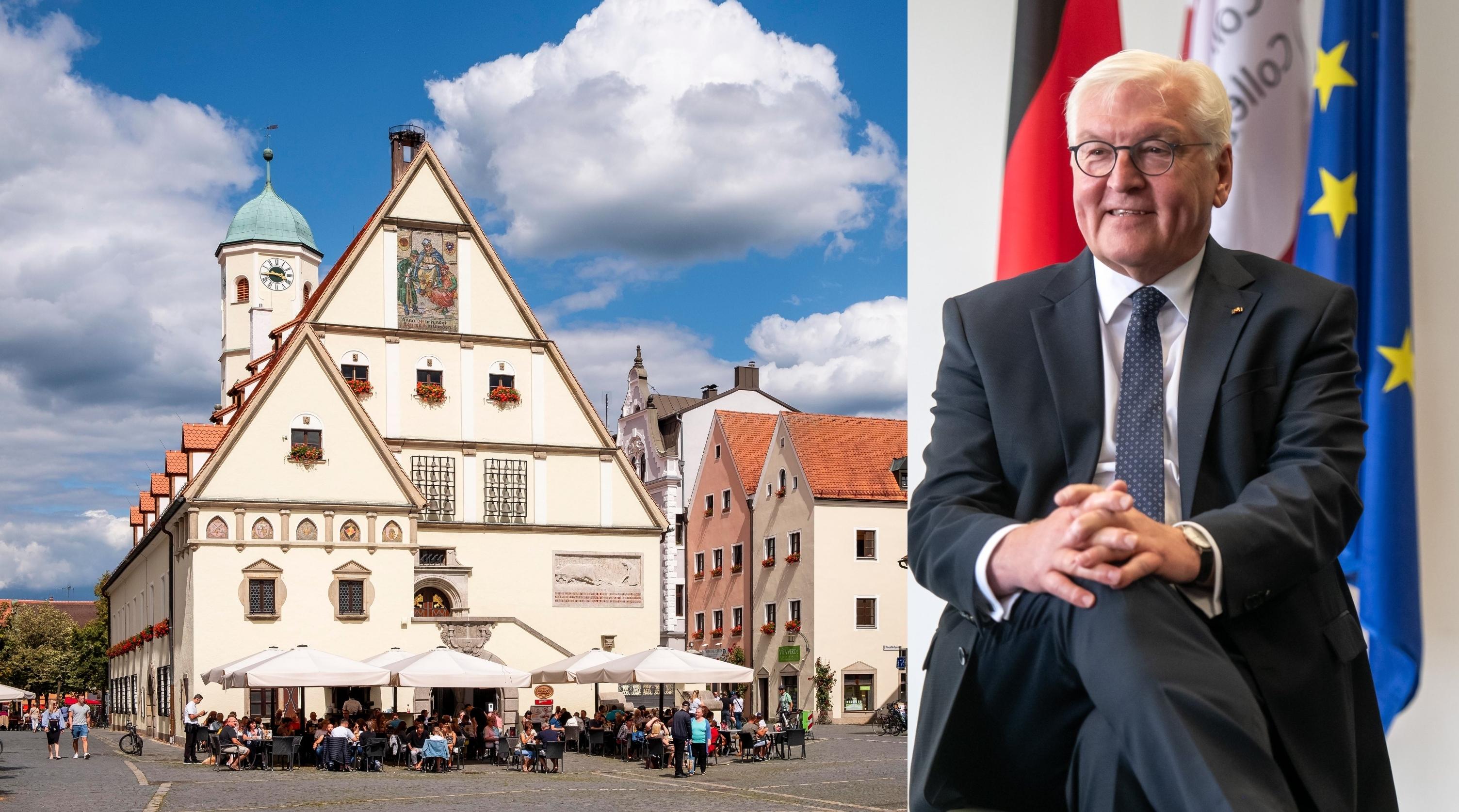 Weiden wird Amtssitz des Bundespräsidenten - vorübergehend | BR24