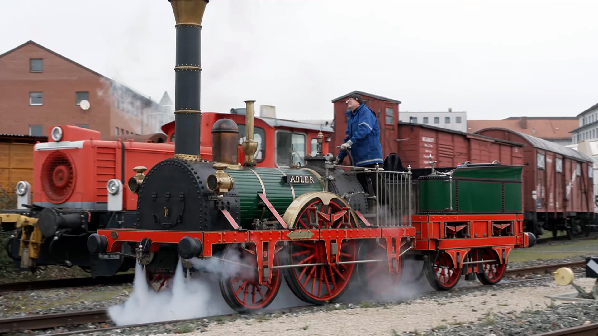 "Adler": Wartung der ersten deutschen Dampflok immer schwieriger | BR24