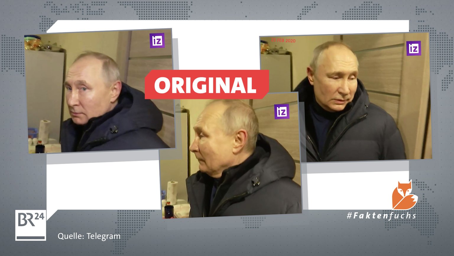 Nein, diese Fotos sind kein Beleg für einen Putin-Doppelgänger | BR24
