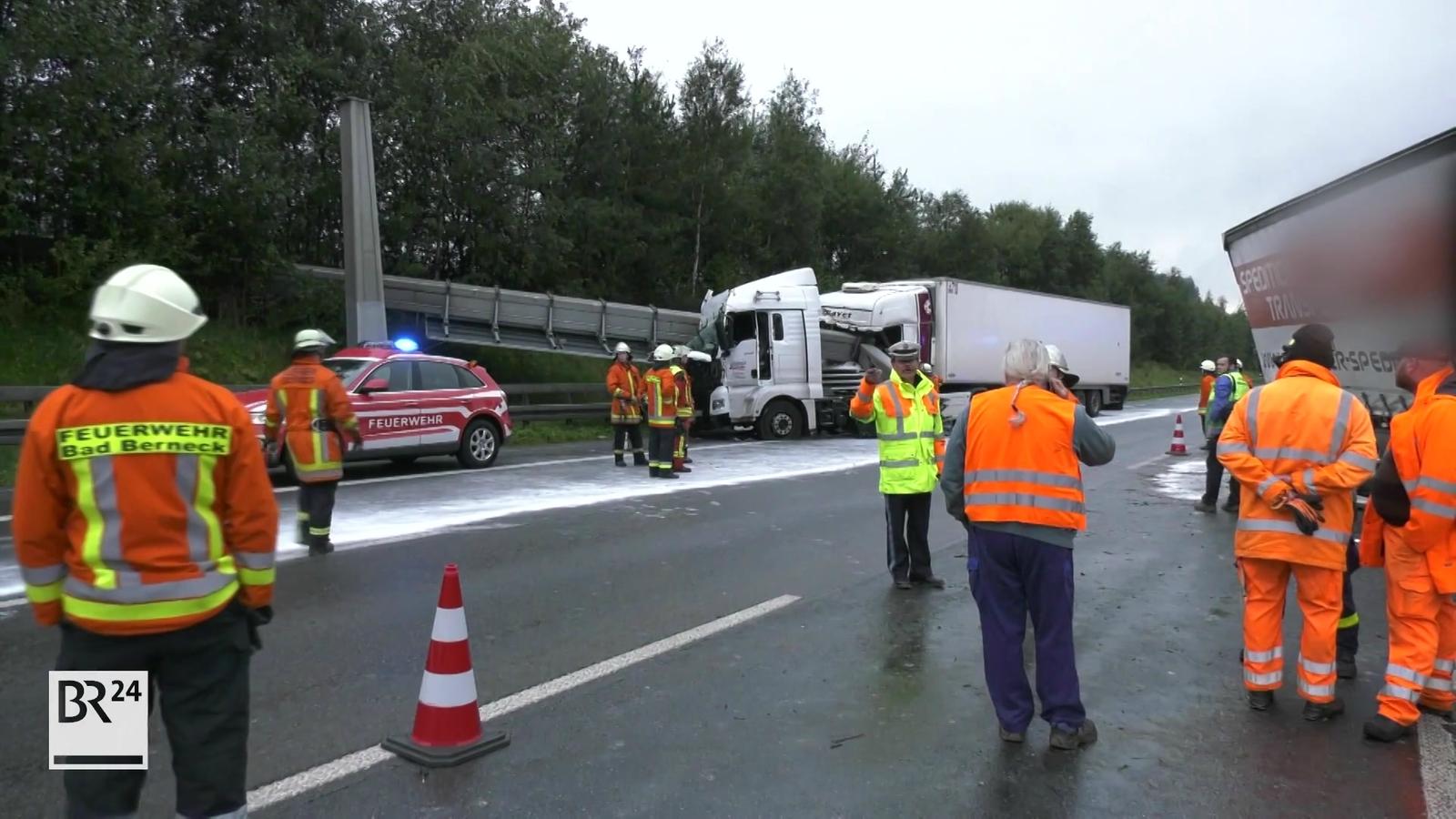 Unfall auf A9 zwischen Himmelkron und Marktschorgast | BR24