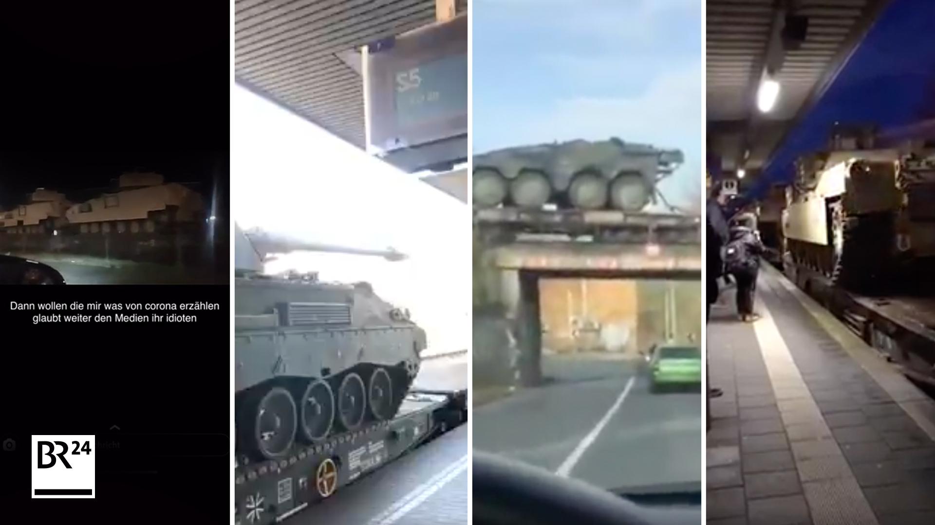 Panzer auf den Straßen: Keine Invasion, sondern NATO-Übung | BR24