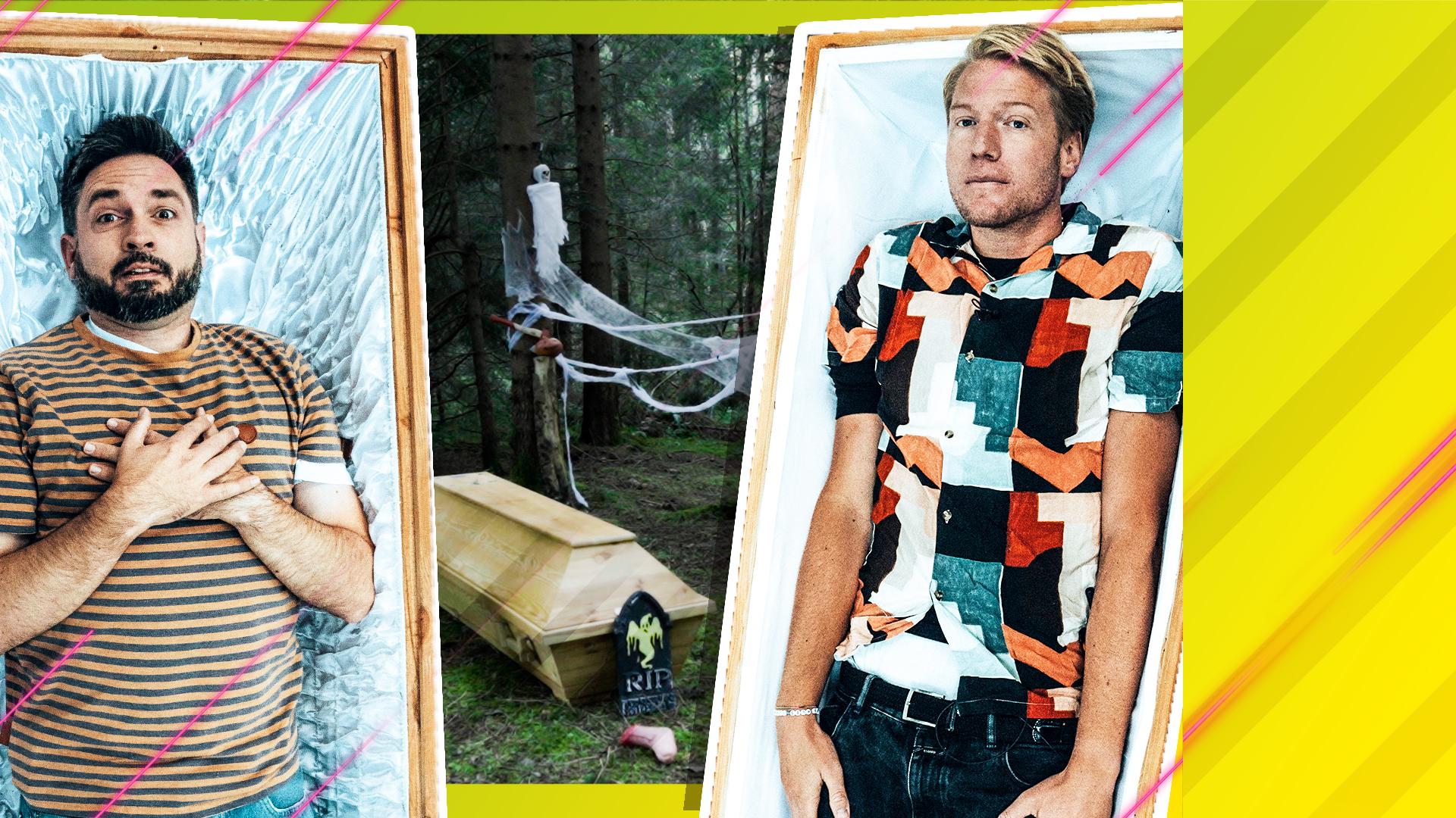 DSDN Eng und gruselig: Wer liegt länger im Sarg? | BAYERN 3