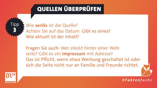 #Faktenfuchs-Toolbox: Wie Sie Fakten selber prüfen können | BR24