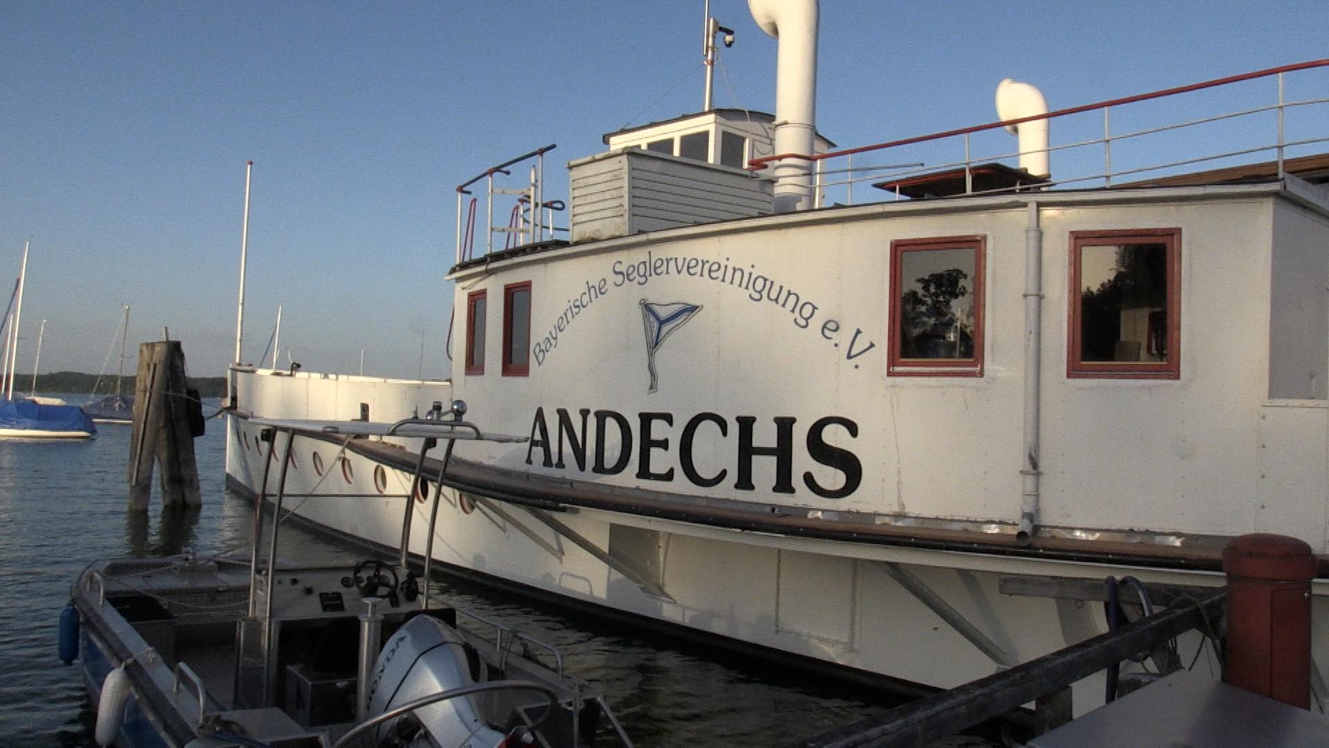 Die "Andechs" ist gerettet – alter Dampfer wieder in Utting | BR24
